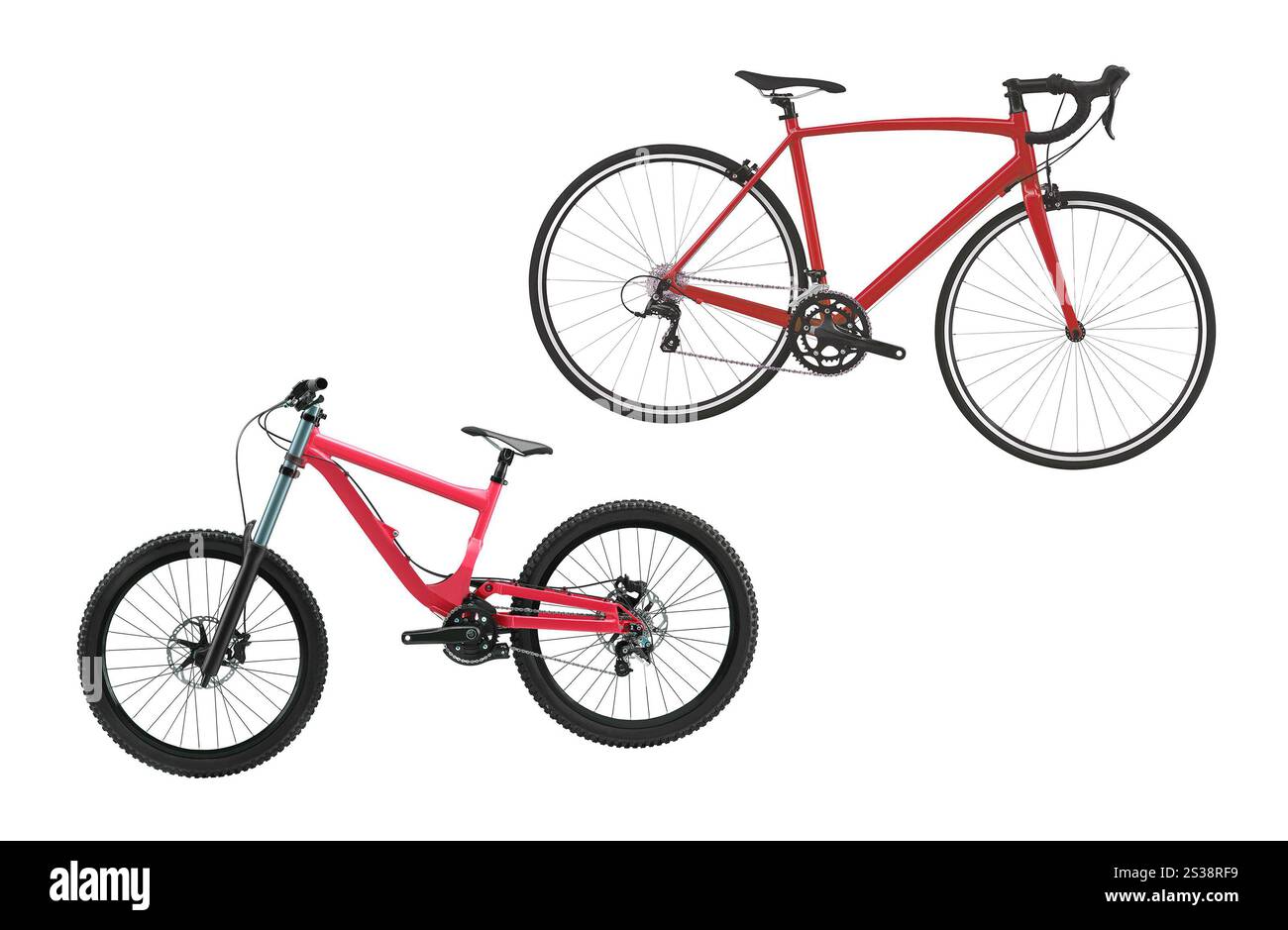 race road bikes isolated on white background. race road bikes isolated ...