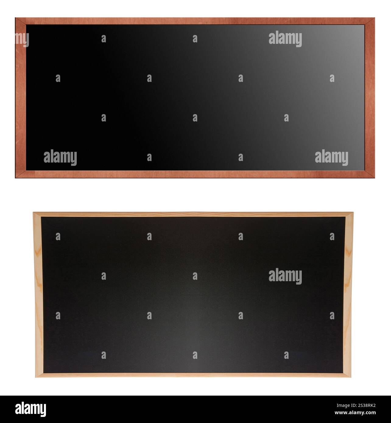 blackboards isolated on white background. blackboards isolated on white ...