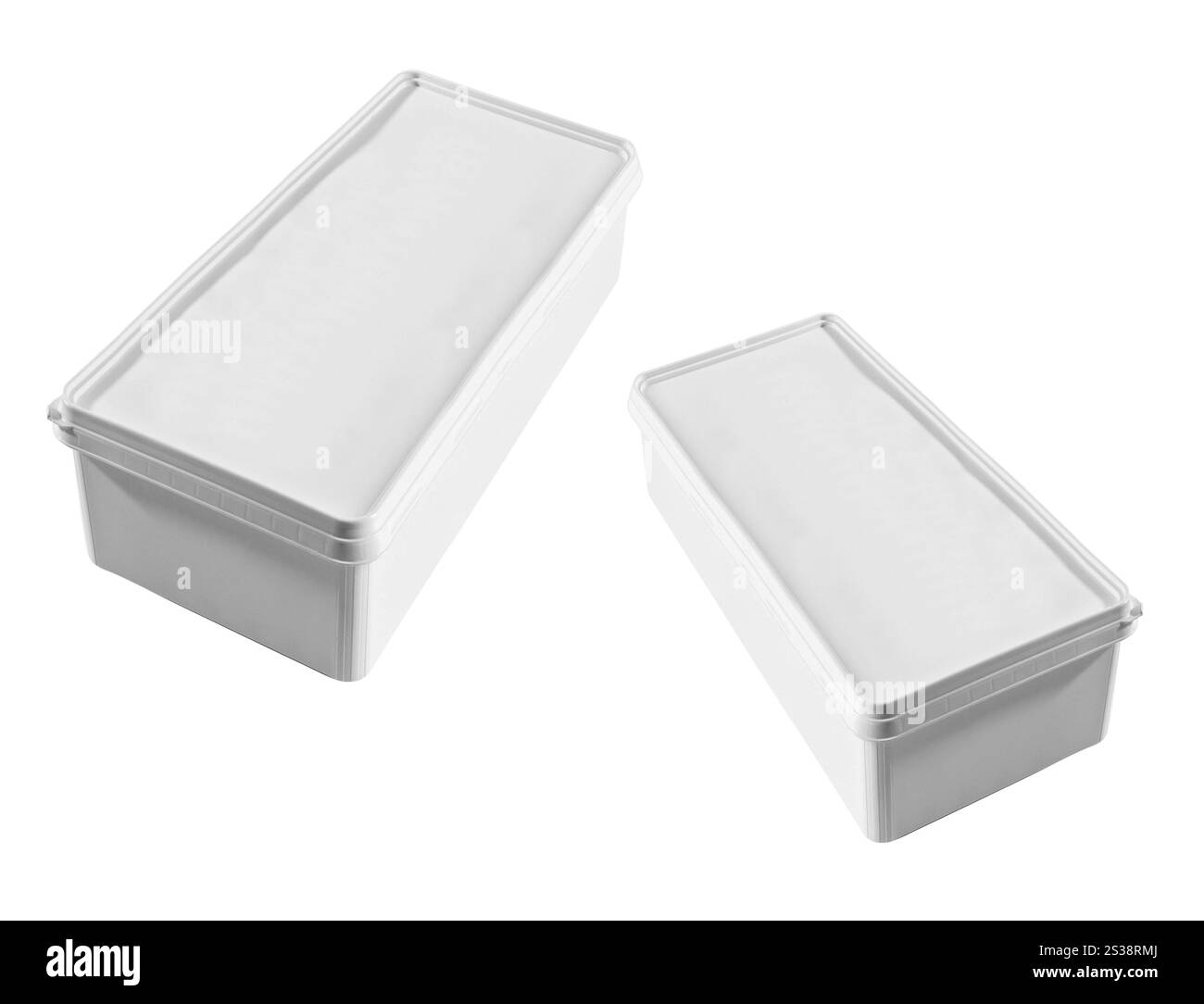 Plastic food boxes isolated on white background. Plastic food boxes ...