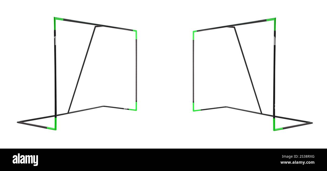 Football gate isolated on white background. Football gate Stock Photo ...