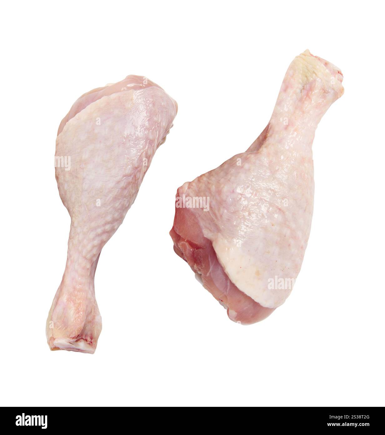 chicken drumstick isolated on white background. chicken drumstick on ...