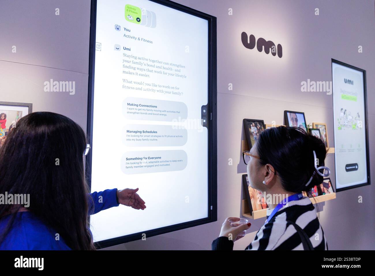 Las Vegas, USA. 08th Jan, 2025. UMI, a Coach for Family Wellness, by ...