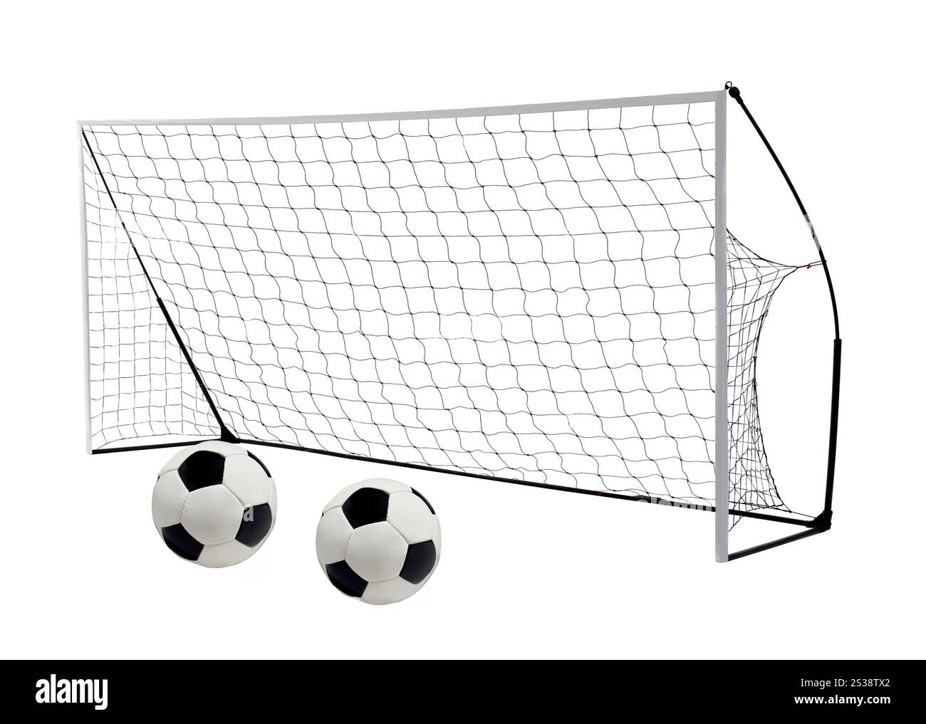 Football gate isolated on white background. Football gate isolated ...