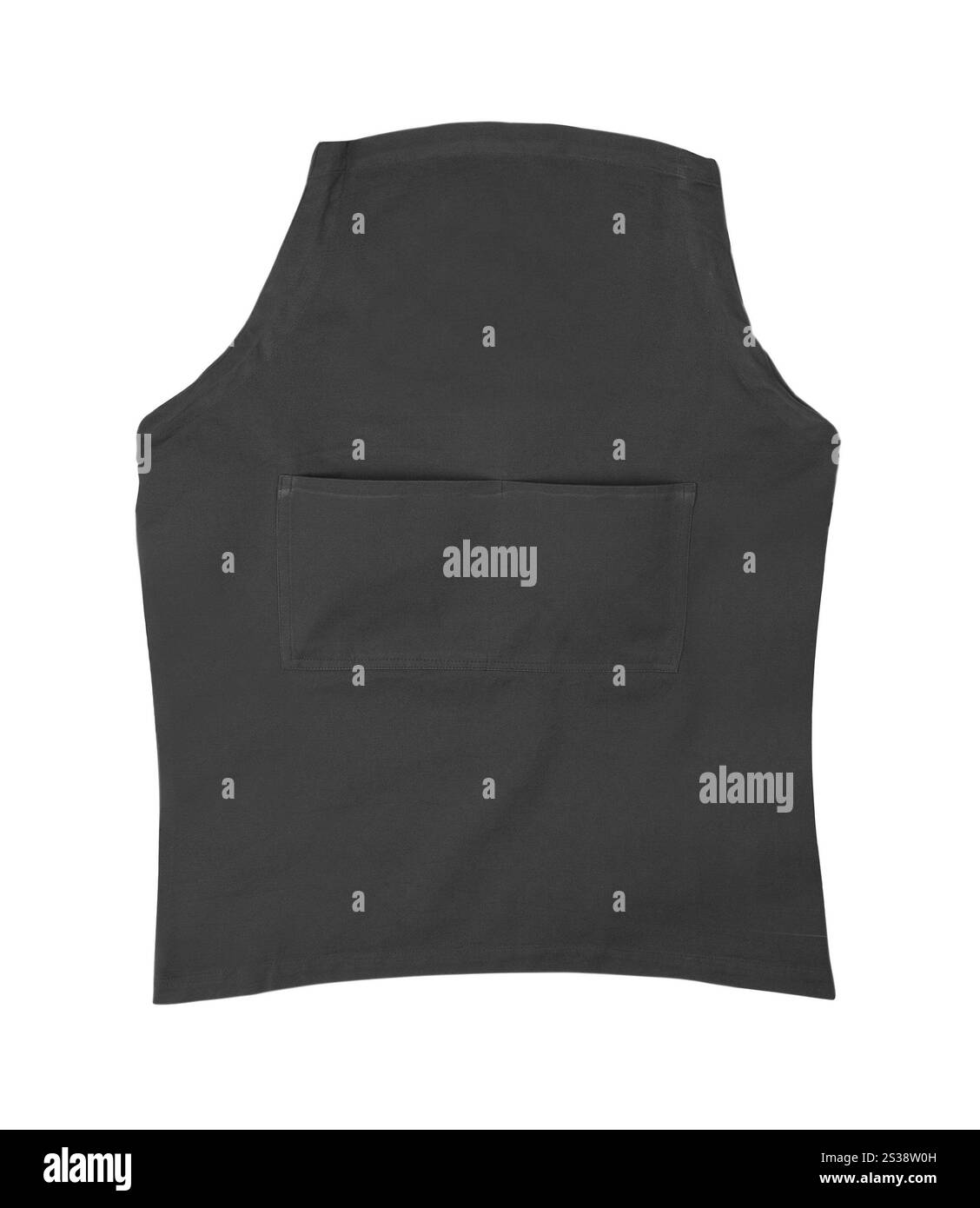 Black apron isolated on white background. Black apron isolated Stock ...