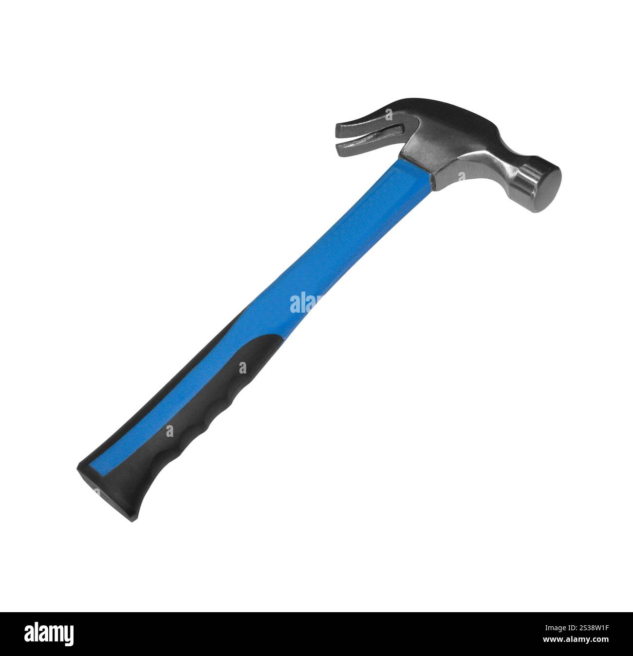 blue hammer isolated on white background. blue hammer isolated Stock ...