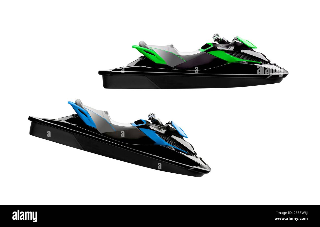 jet boats isolated on white background. jet boats isolated on white ...