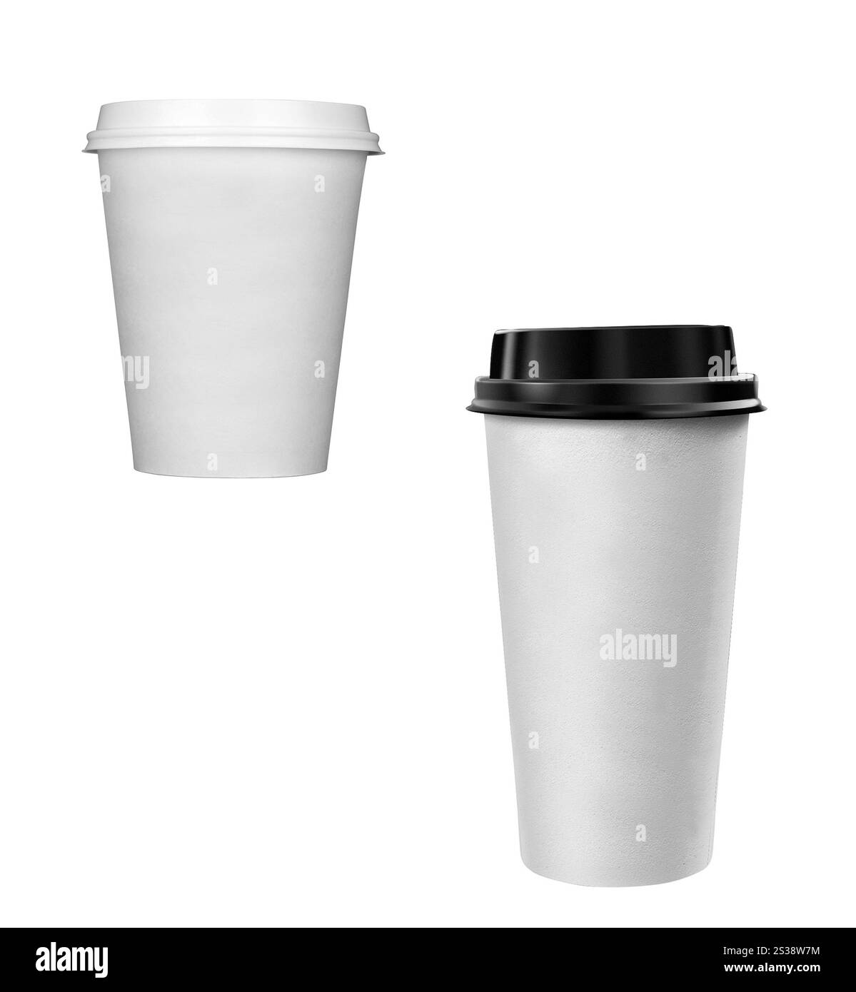 Food paper coffee cups Black and White Stock Photos & Images - Alamy