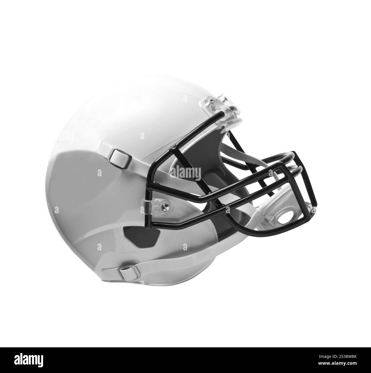Football helmet isolated padding Black and White Stock Photos & Images ...