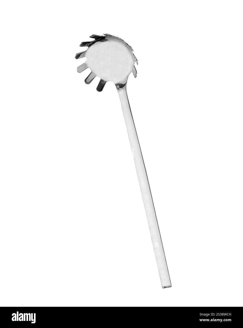 Spaghetti server isolated on white background Stock Photo - Alamy