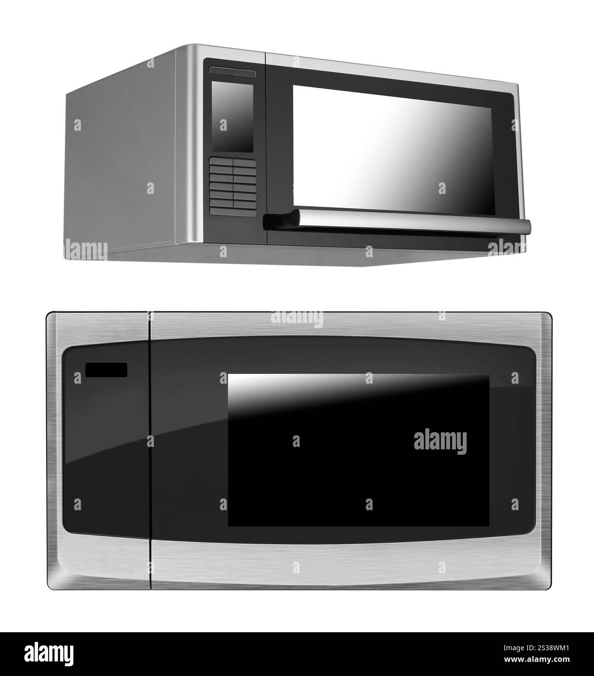 Microwaves isolated on white background. Microwaves isolated Stock ...