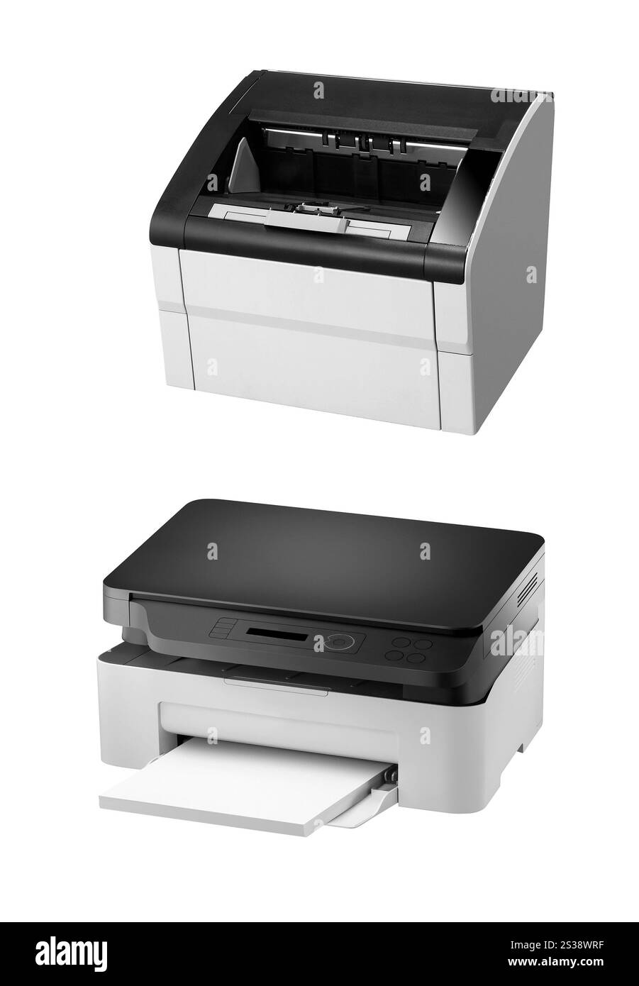 Printer scaner isolated on white background. Printer scaner isolated ...