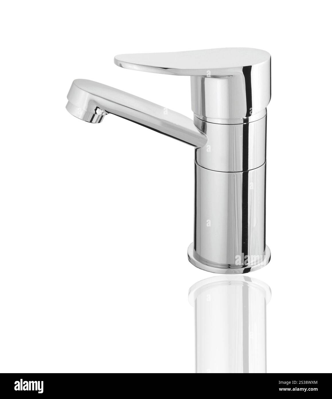 water-supply faucet mixer for water isolated on white background Stock ...