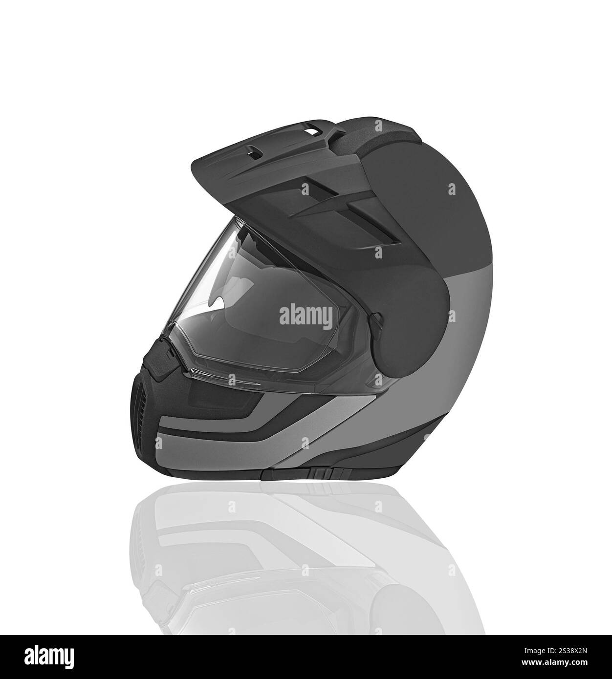 Motor bike helmet for road safety isolated Stock Photo - Alamy