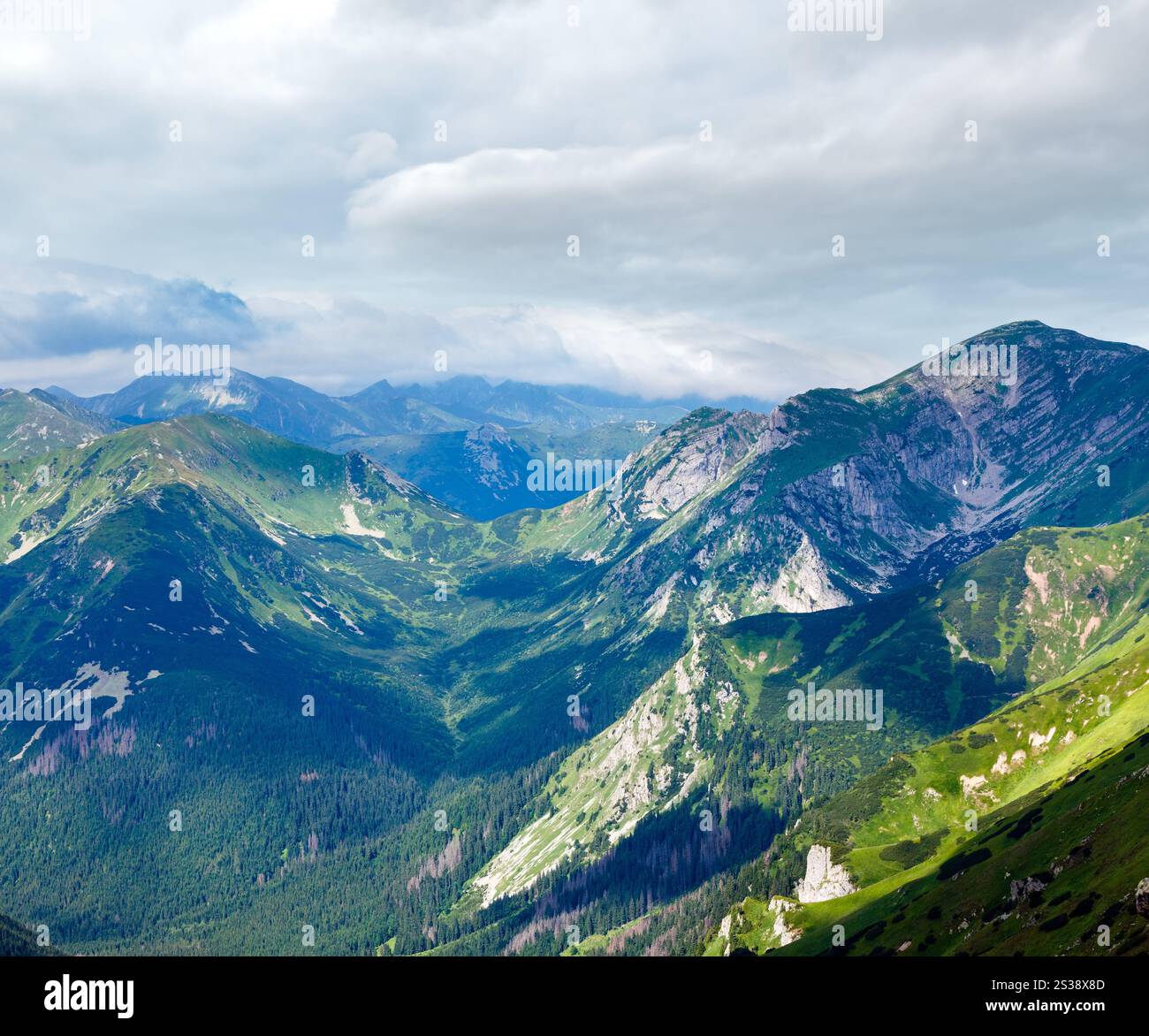 Tatra Mountain, Poland, view from Kasprowy Wierch mount Stock Photo - Alamy