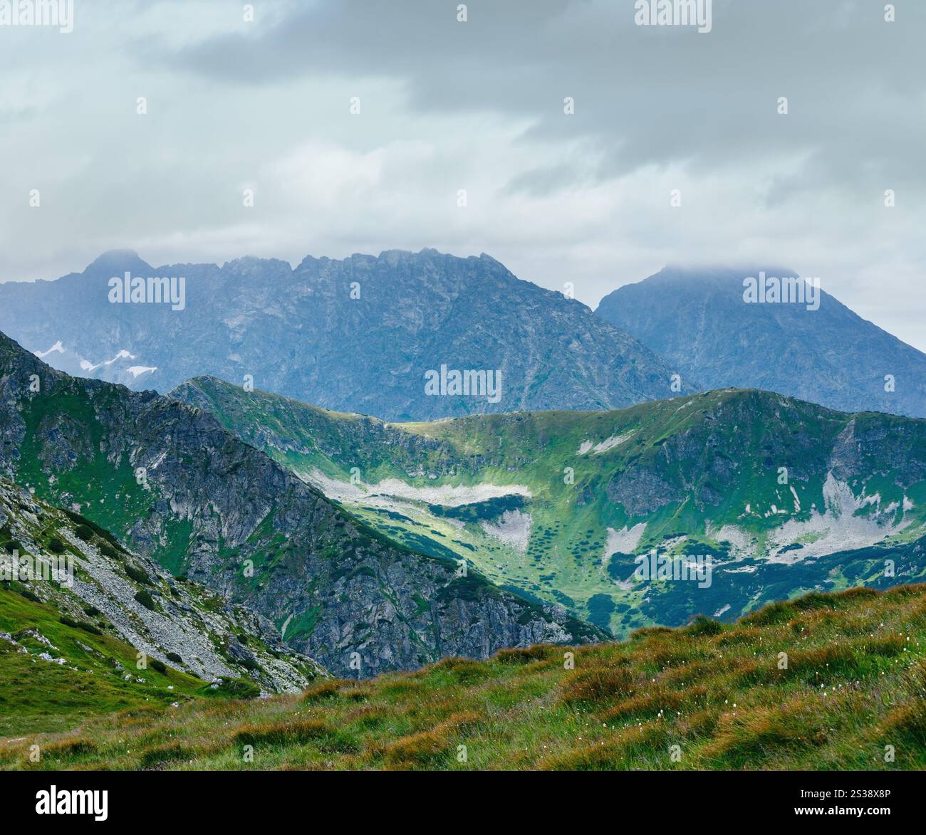 Summer Tatra Mountain, Poland, view to Swinica mount Stock Photo - Alamy
