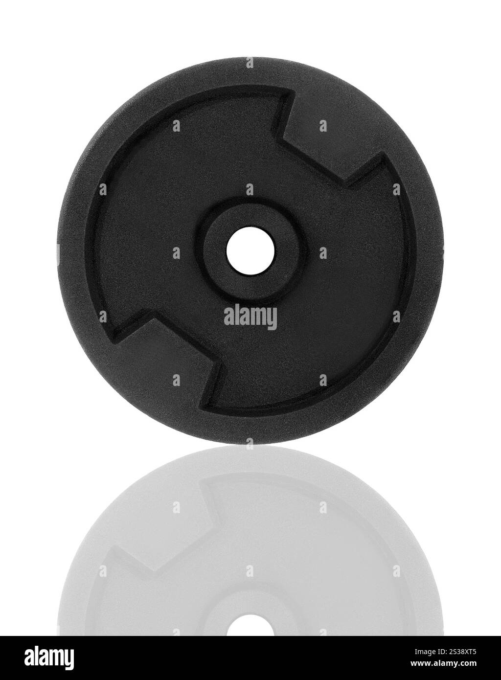 Metal barbell isolated on white background. Metal barbell isolated ...