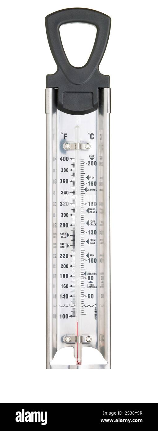 Classic wall-mounted glass thermometer for precise temperature ...