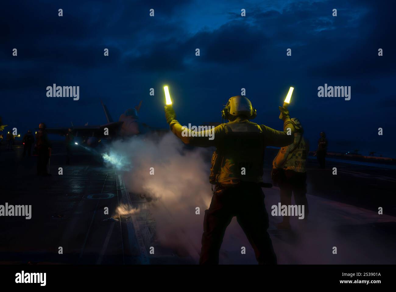 250107-N-PV401-1276 SOUTH CHINA SEA (Jan. 7, 2025) Sailors conduct ...