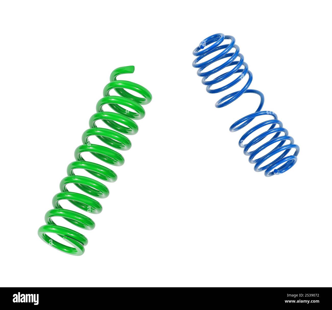 shock absorber isolated on white. shock absorber isolated on white ...