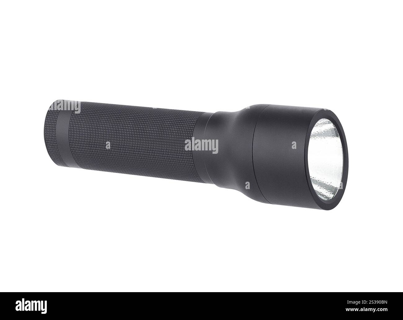 Flashlight isolated on white Stock Photo - Alamy