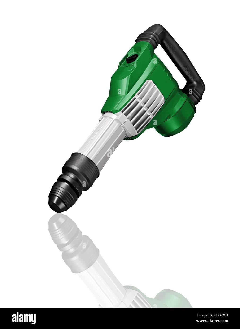 Electric drill, perforator isolated on white background Stock Photo - Alamy