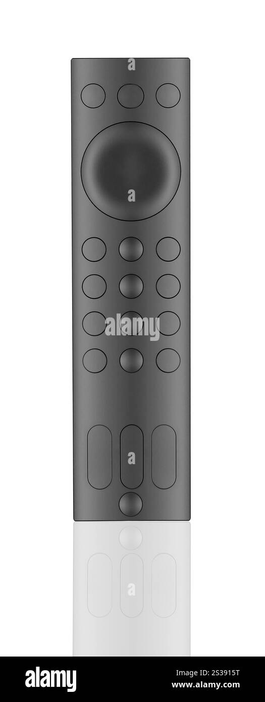 Tv remote control on white Black and White Stock Photos & Images - Alamy