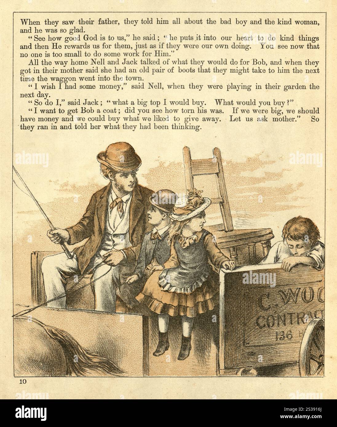 The story of Jack and Nell ot The Little Helpers, Little girl and boy ...