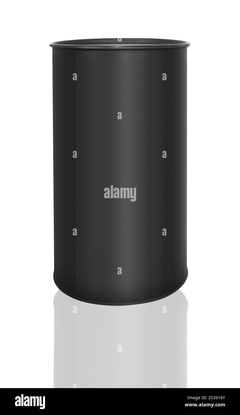 Black oil barrel isolated on Black and White Stock Photos & Images - Alamy