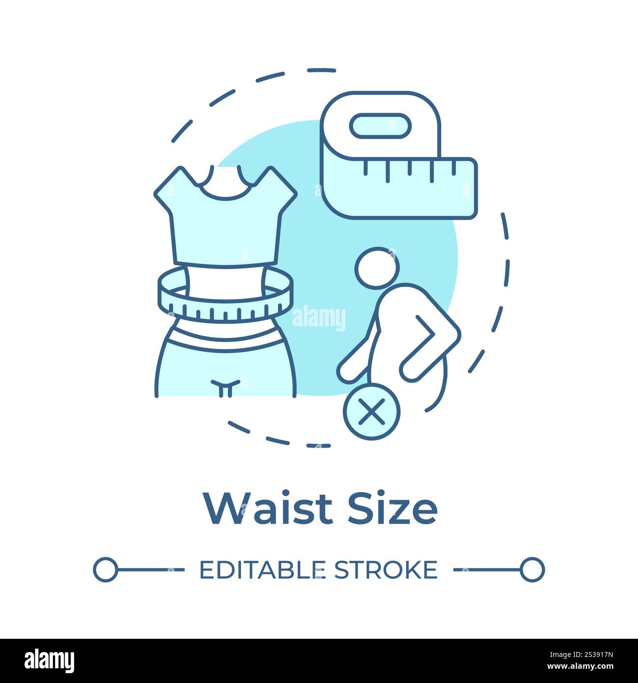 Soft measuring tape tape Cut Out Stock Images & Pictures - Alamy