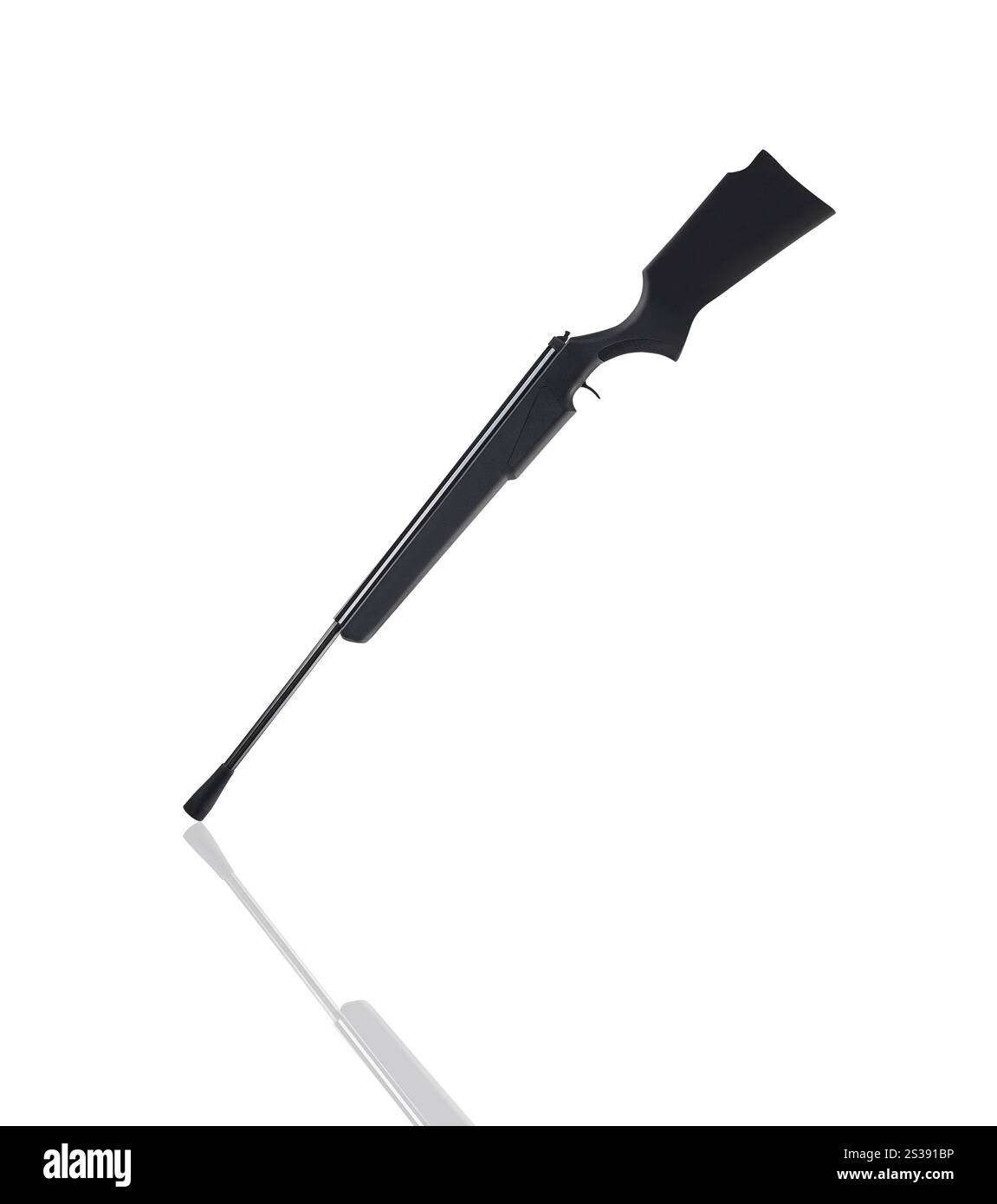 Bolt rifle isolated on white Stock Photo - Alamy