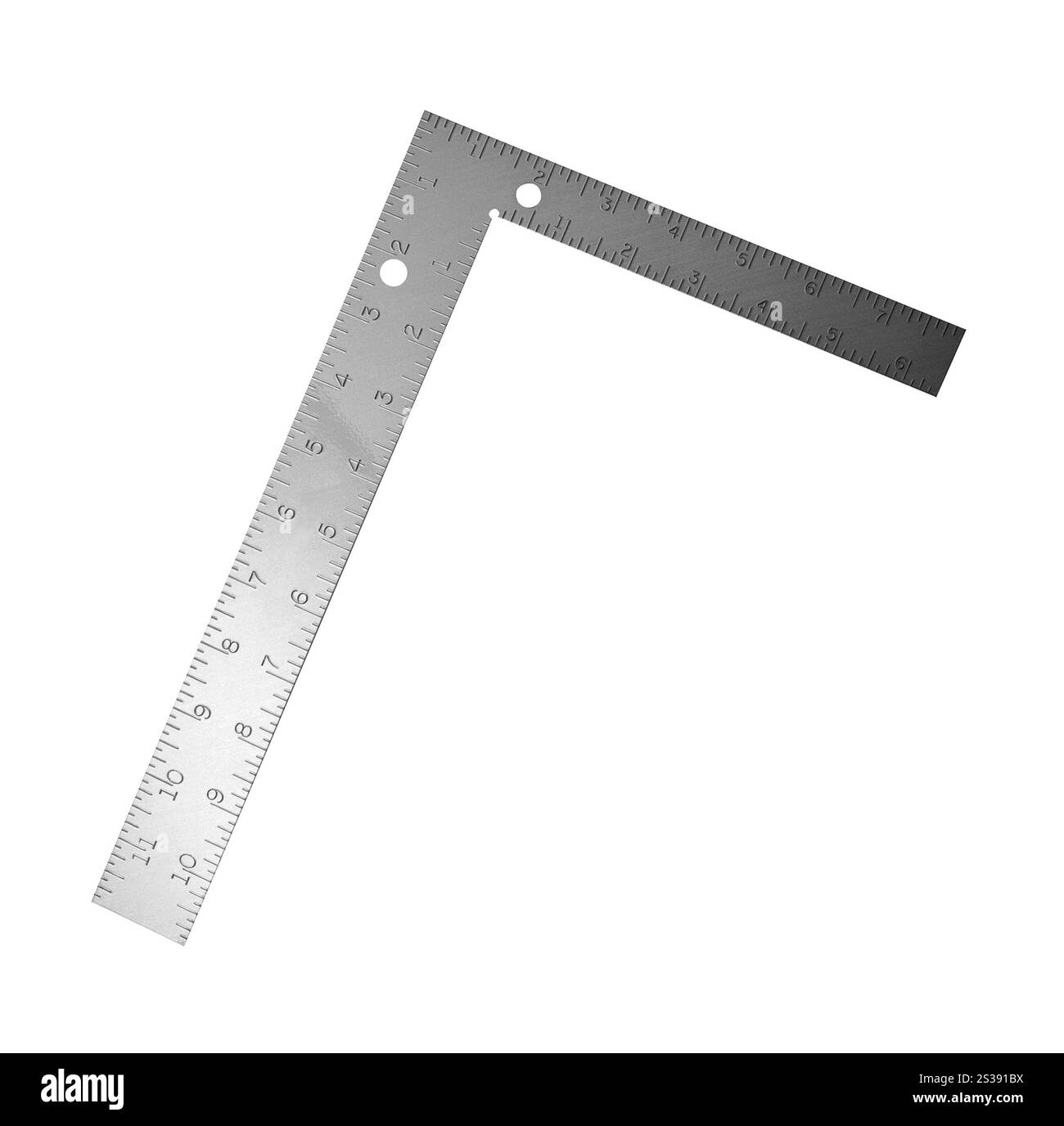 Metal angle isolated on white background. Metal angle on a white ...