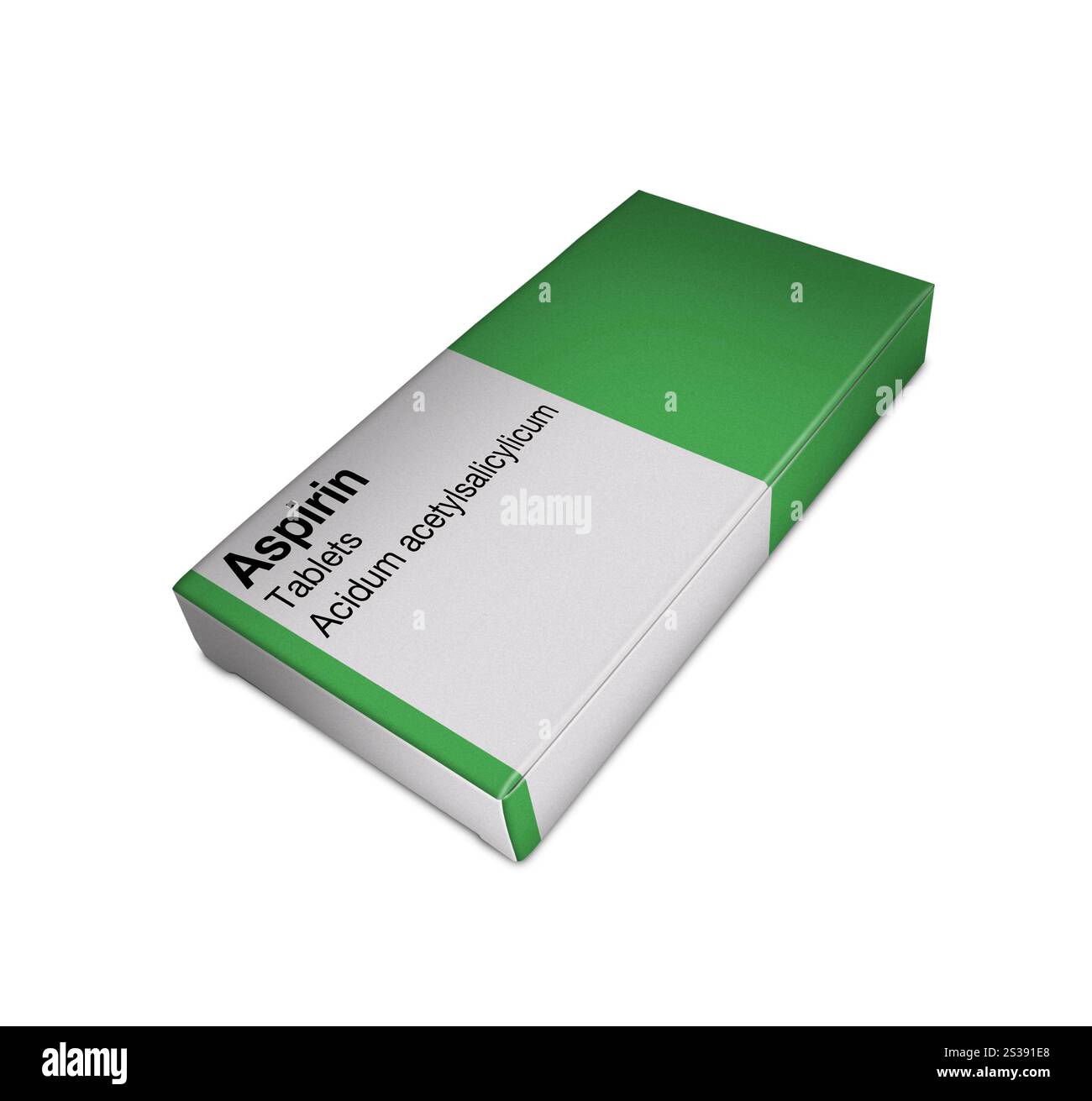Image of aspirin box isolated on white background. aspirin box Stock ...