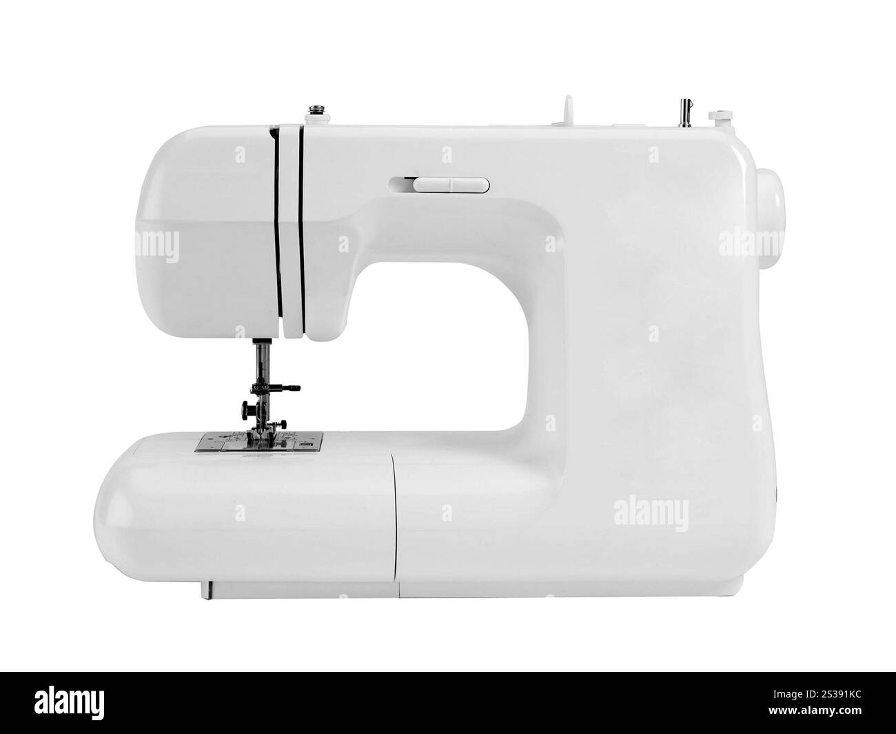 Sewing machine isolated on white background. Sewing machine isolated ...