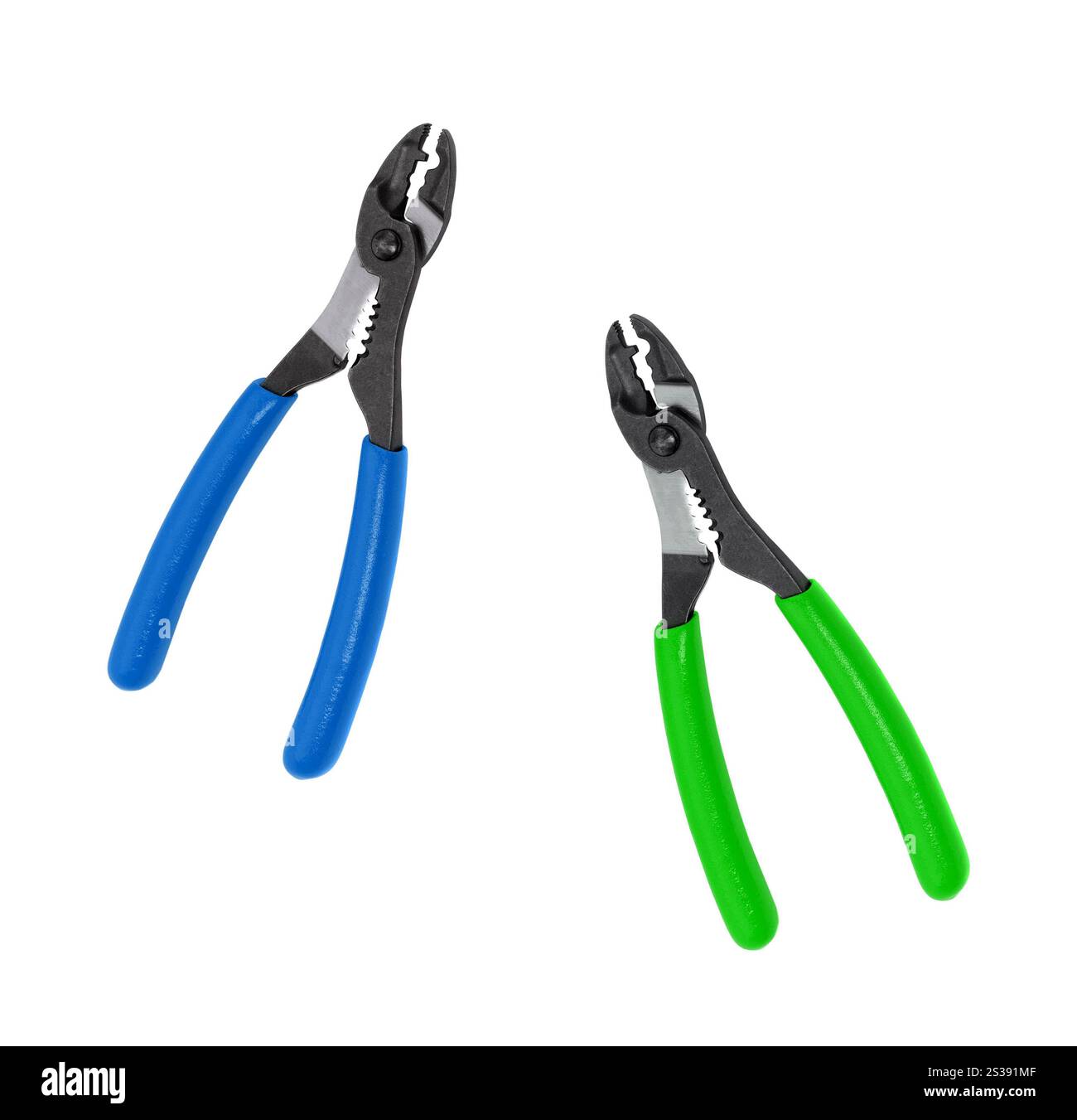 Pliers. The manual tool. Isolated on white background. Pliers. The ...