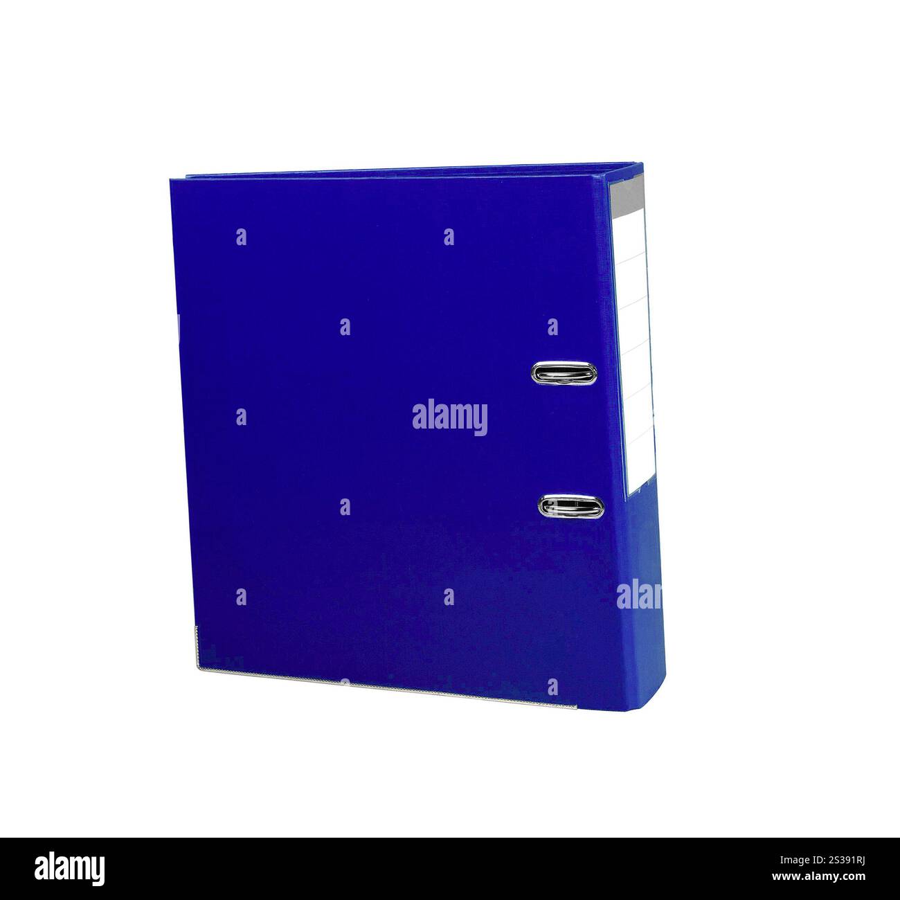 Blue folder isolated on white background. Blue folder Stock Photo - Alamy