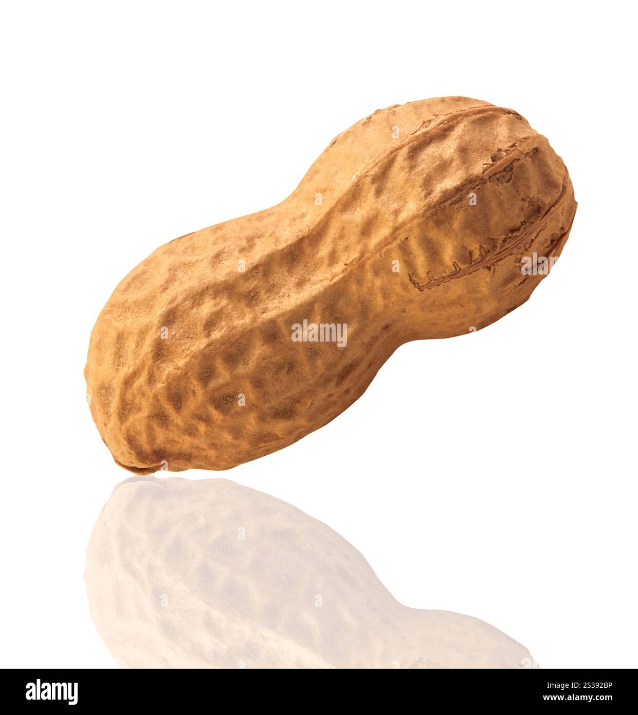 Peanuts isolated on white background. Peanuts isolated Stock Photo - Alamy