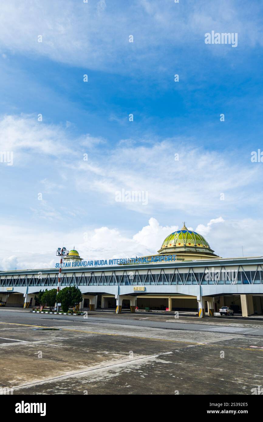 Banda Aceh, Indonesia - 01.09.2025: Banda Ache airport, Sultan Iskandar ...