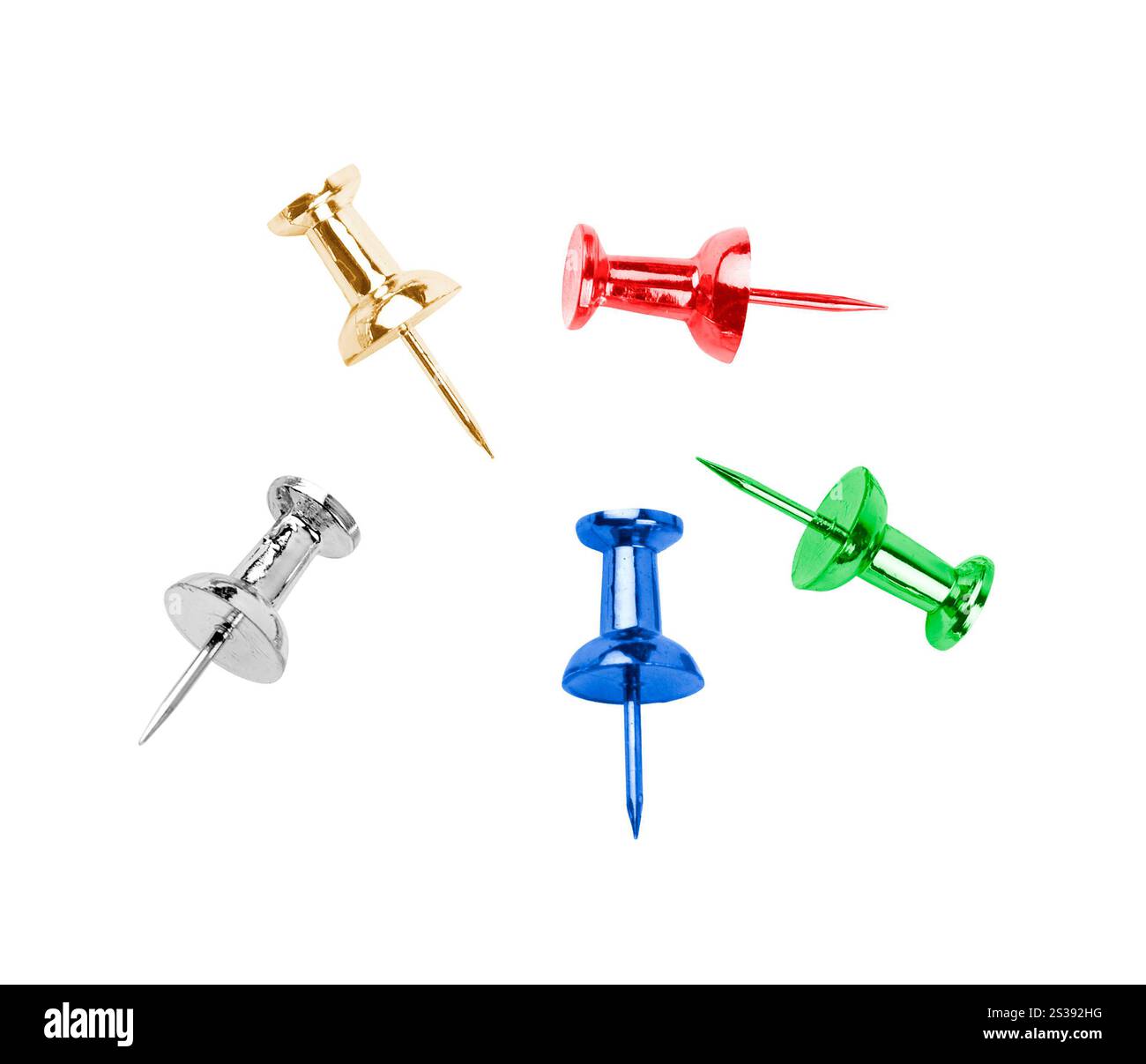 colorful pins isolated on white background. colorful pins isolated ...