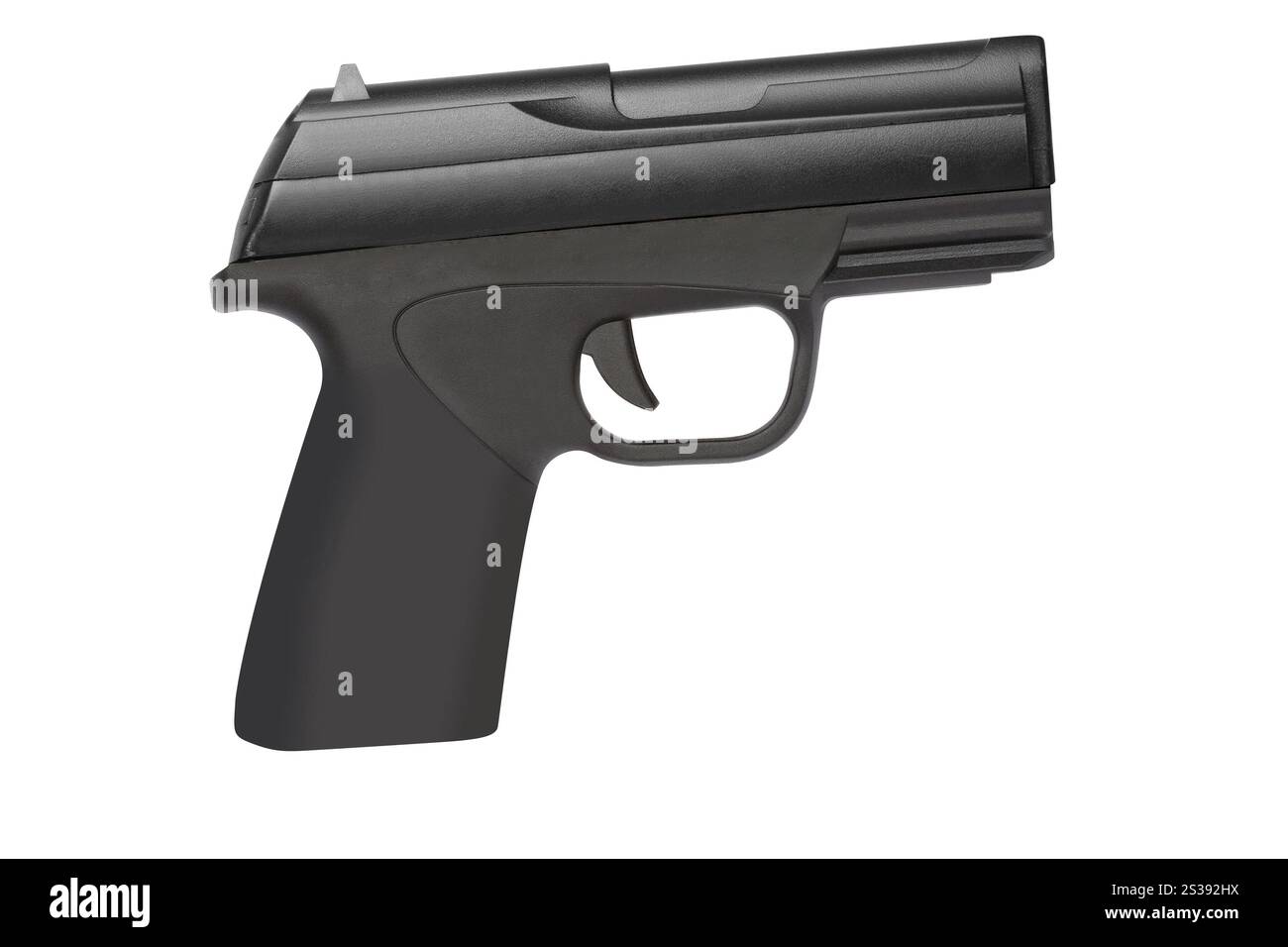 automatic pistol gun isolated on white background Stock Photo - Alamy