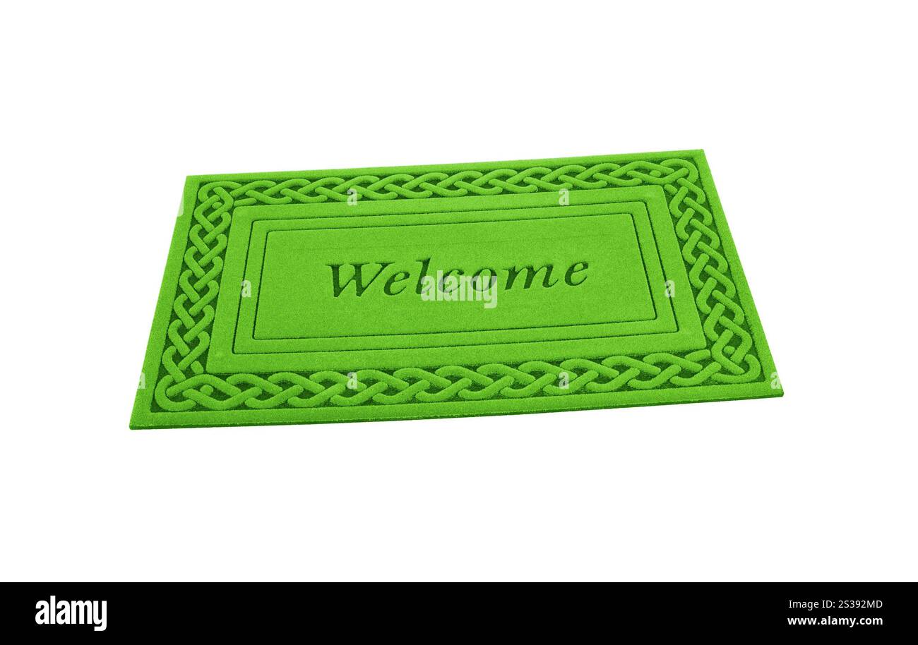 Front green door Cut Out Stock Images & Pictures - Alamy