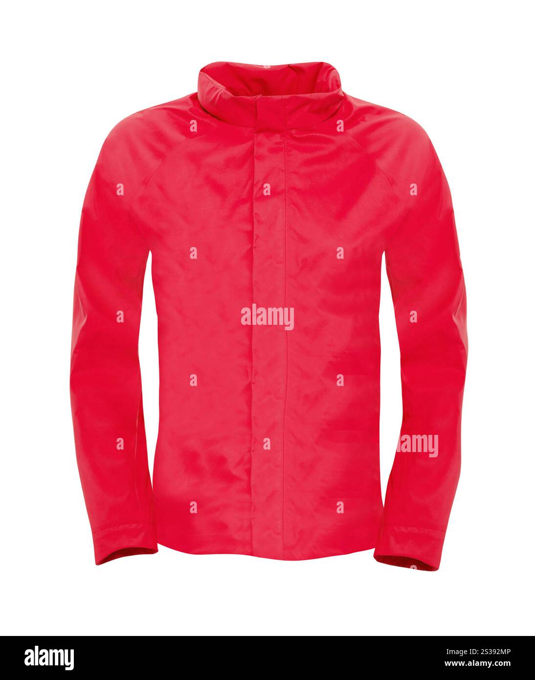 red jacket isolated on white background Stock Photo - Alamy