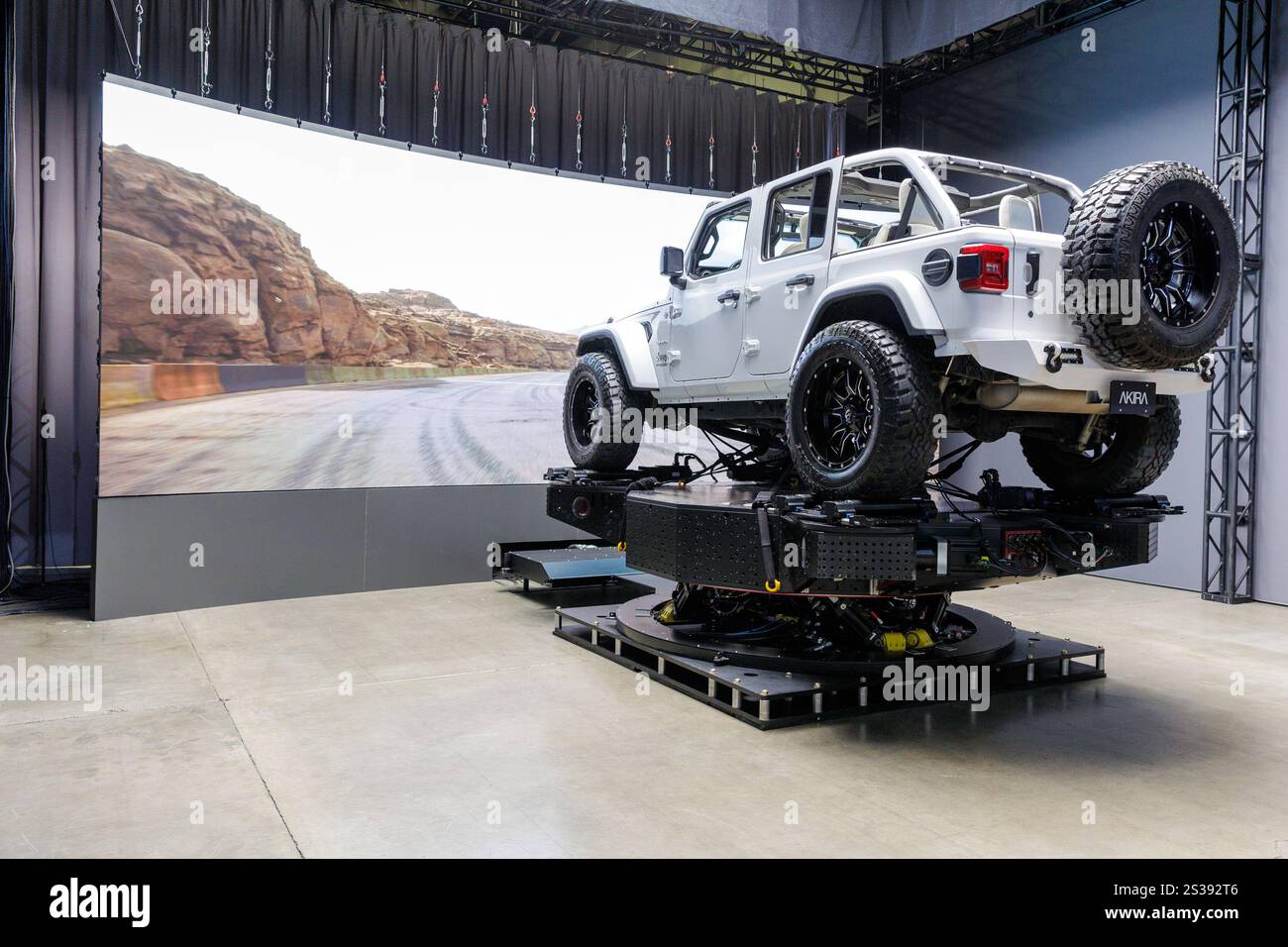 Las Vegas, USA. 08th Jan, 2025. An Advanced Vehicle Processing ...