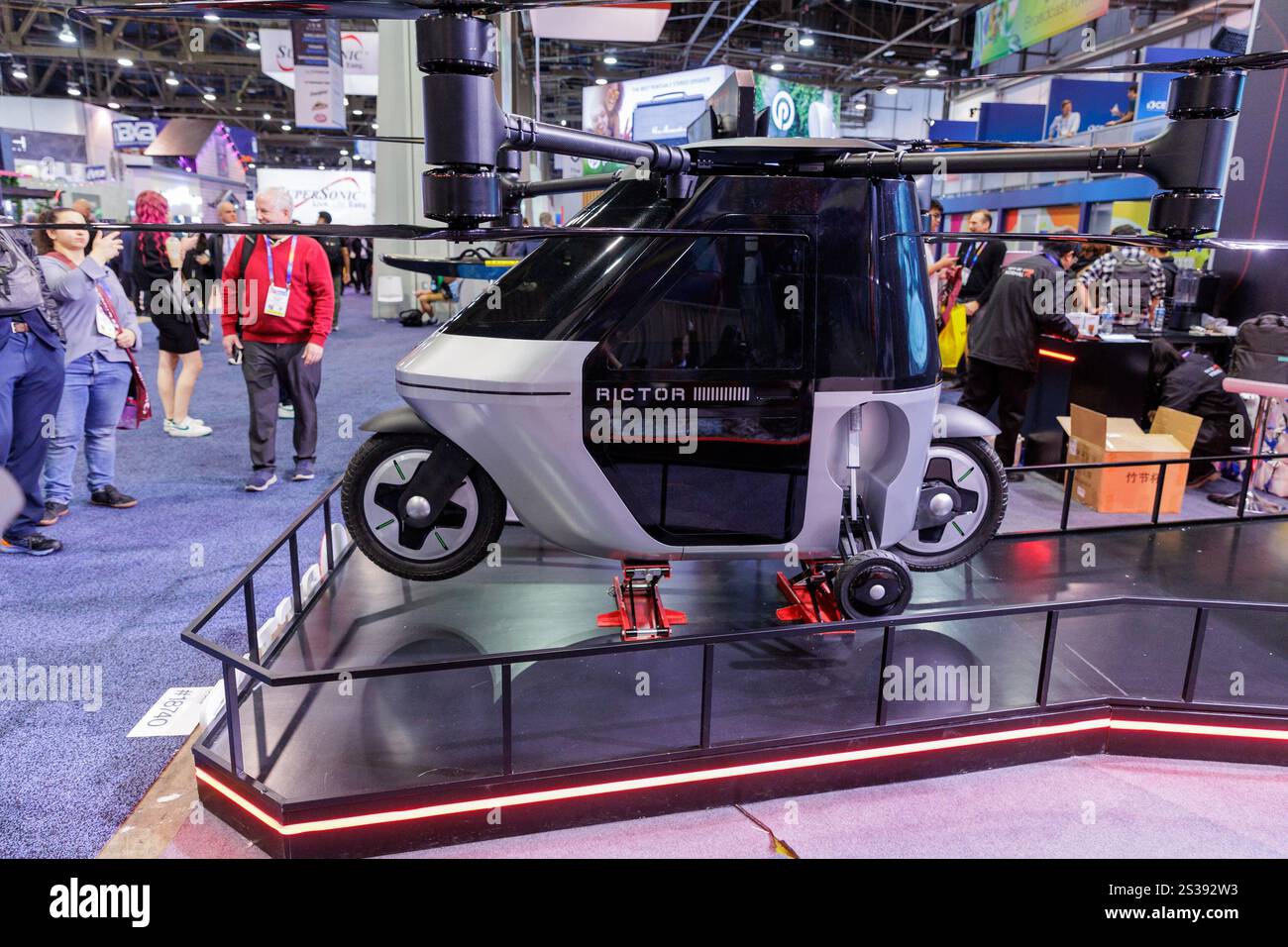 The Rictor Skyrider X1, by Rictor, on display at the Las Vegas ...