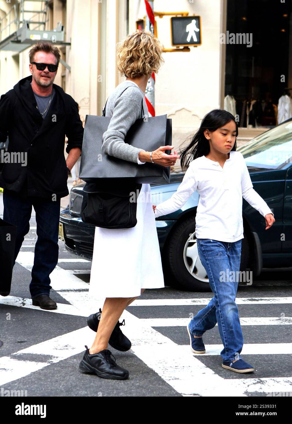 Meg Ryan and her boyfriend John Mellencamp out and about with her ...