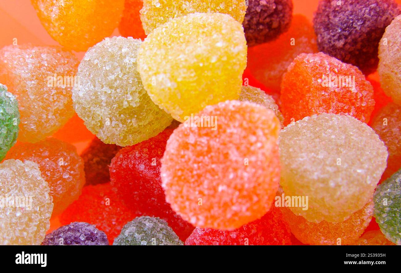 Fruit candy multi-colored all sorts Stock Photo - Alamy