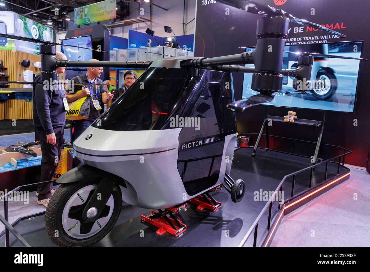 Las Vegas, USA. 08th Jan, 2025. The Rictor Skyrider X1, by Rictor, on ...