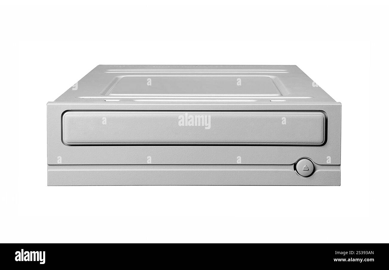 Optical disk drive isolated on white. Optical disk drive Stock Photo ...