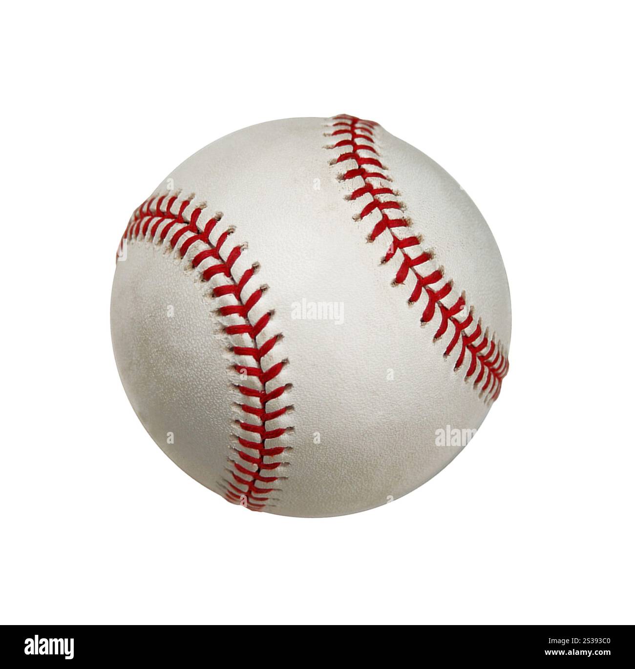 Baseball isolated on white background. Baseball Stock Photo - Alamy