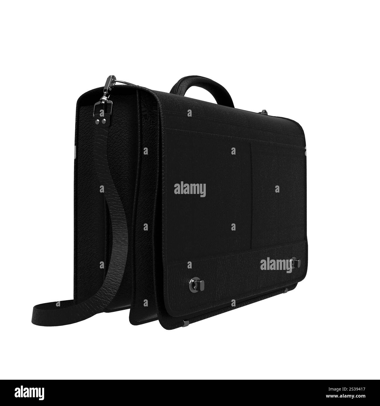 Business bag isolated on white Stock Photo - Alamy