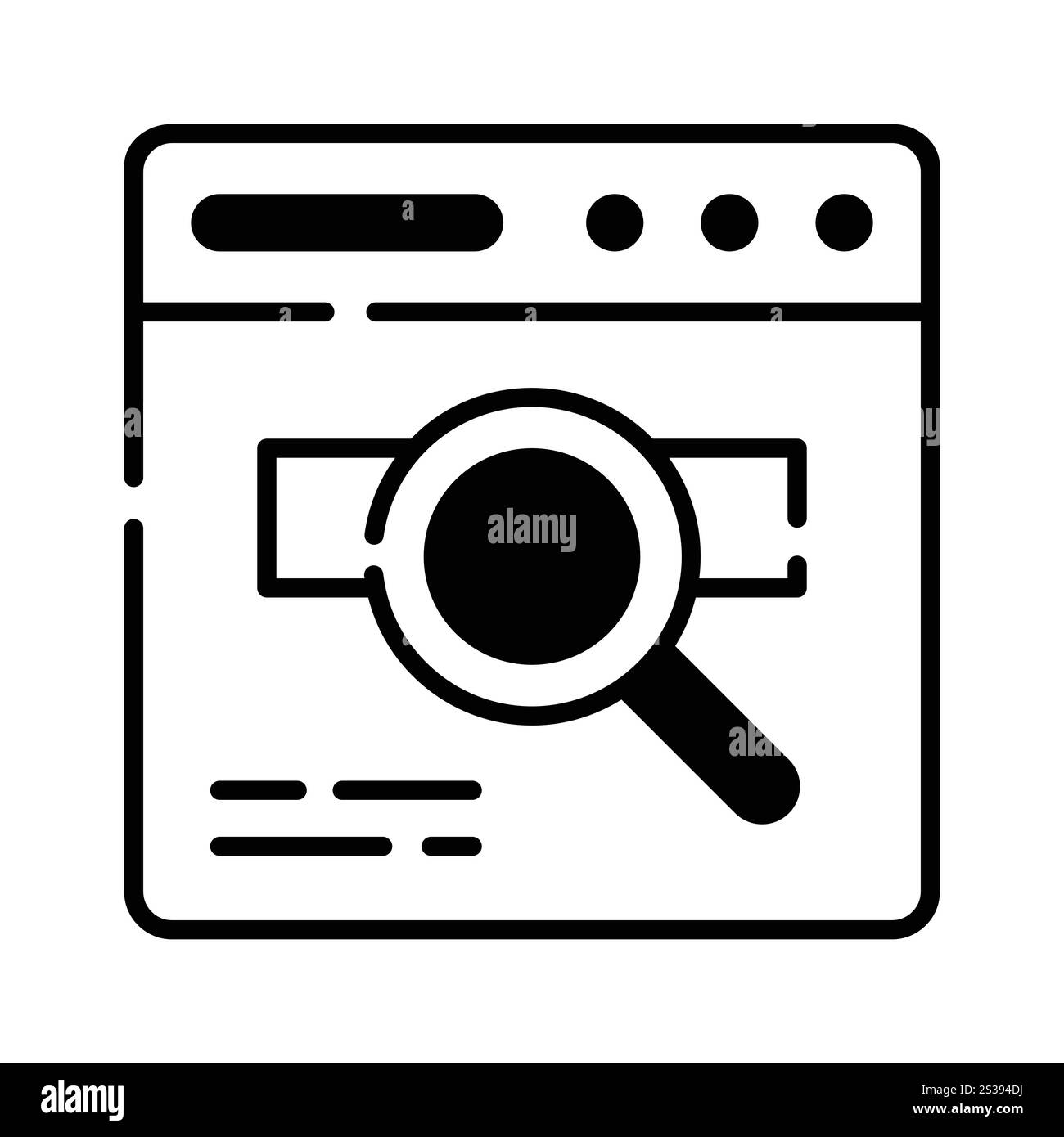 Download this amazing icon of web search, ready to use Stock Vector ...